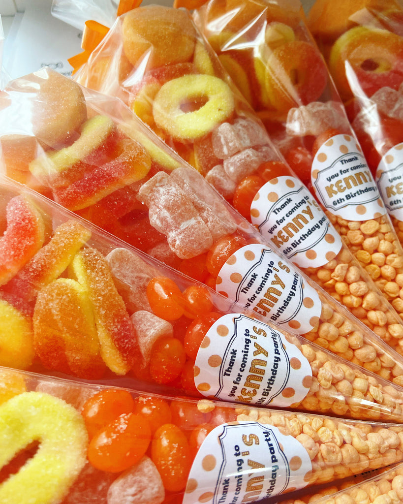 Orange Sweet Cone / Party Bag – The Sweet Cone Company