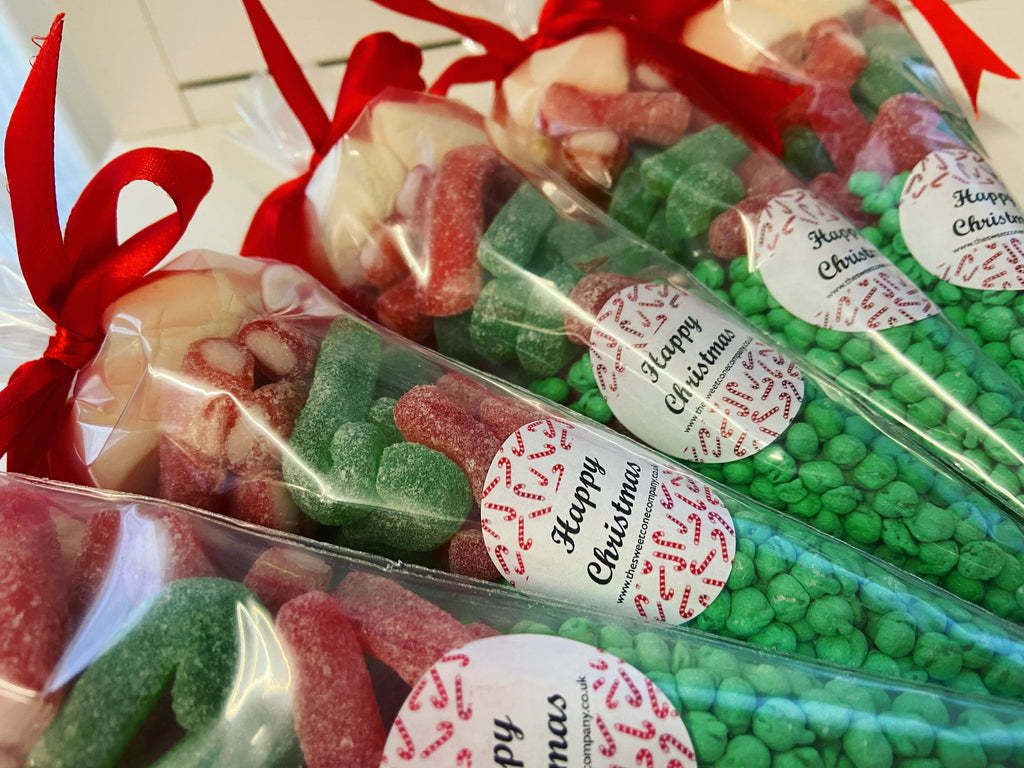 Christmas Sweet Cone - Red, Green & White – The Sweet Cone Company