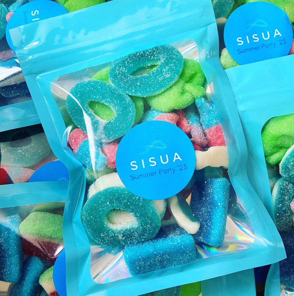 Corporate Branded Business Sweet Pouches – The Sweet Cone Company