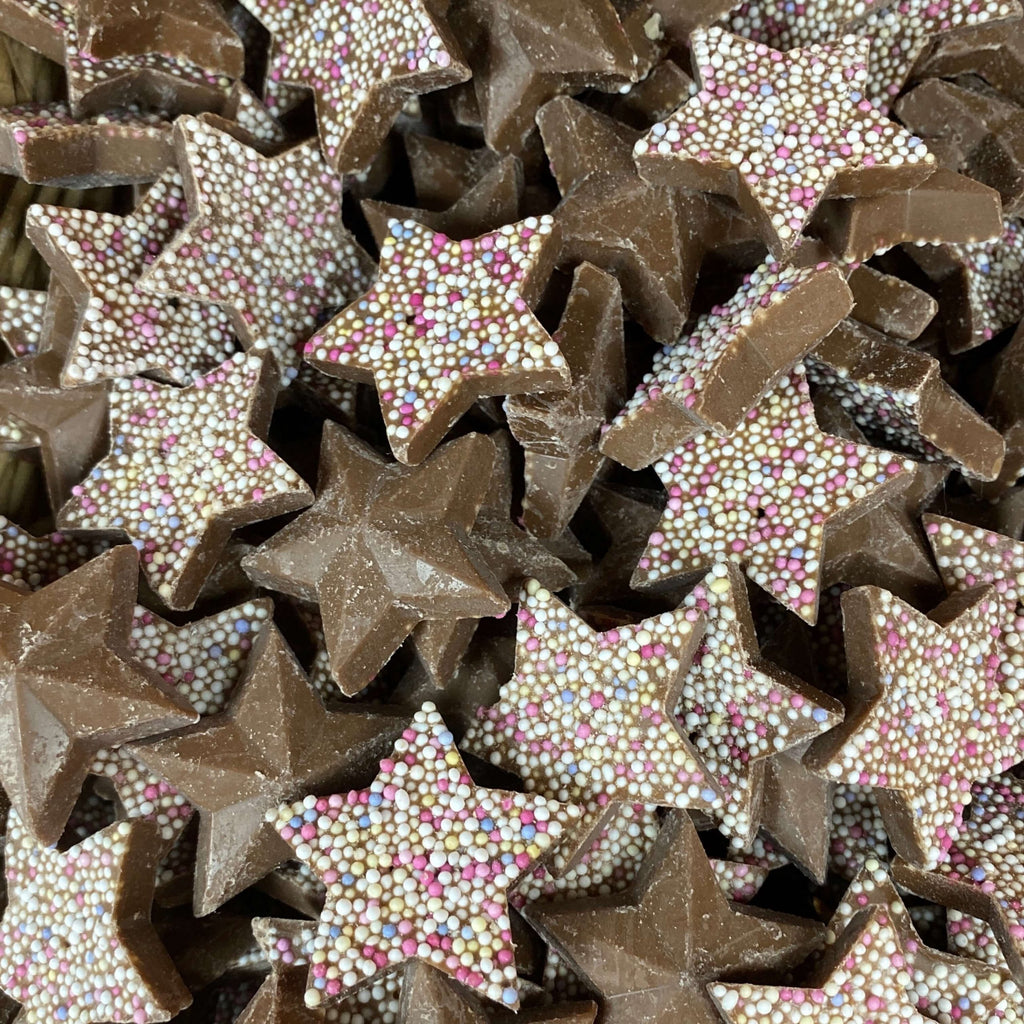 Milk Chocolate Stars – The Sweet Cone Company